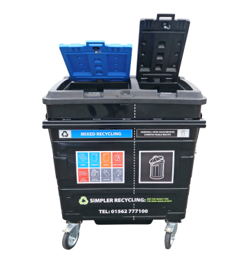 Storm Environmental unveils new 1280 and 1100 litre split bin | LARAC